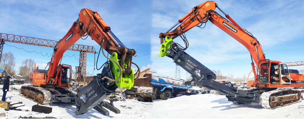 Jisan JS280RT Rotating Shear - WIL Demolition & Salvage
